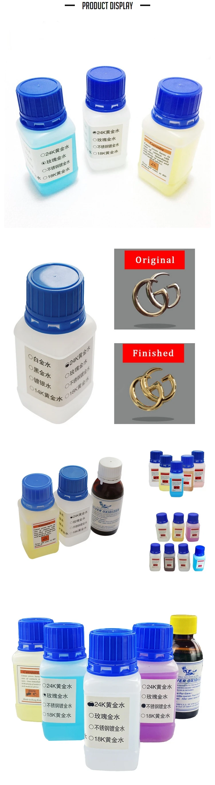 Jewelry Making Tools Electroplating Liquid Rhodium Plating Liquid Metal ...