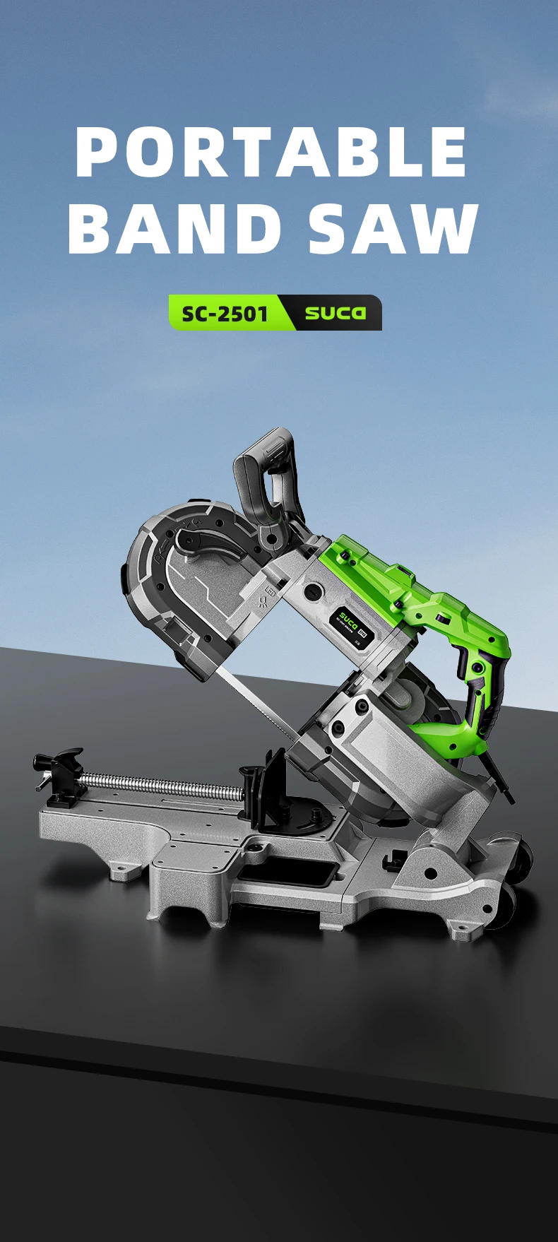 Suca Mini Hand Held Band Saws Benchtop Metal Cutting Bandsaws Small ...