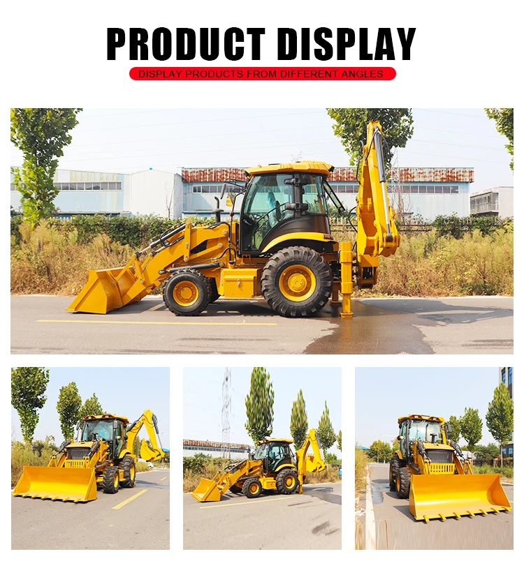 Diesel Earth-Moving 4X4 Mini Small Front End Loader Excavator
