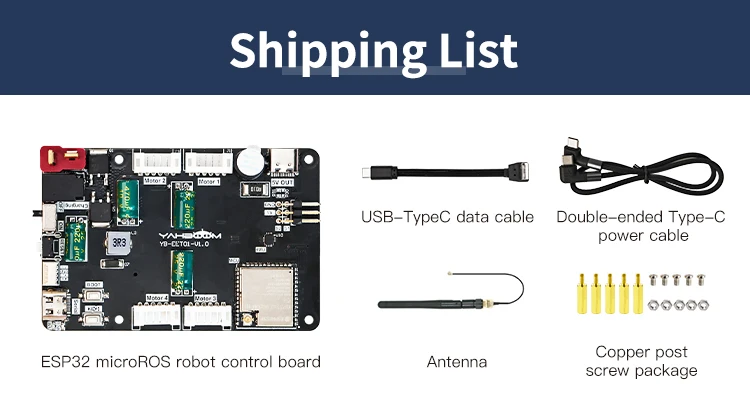 Esp32 Chip Microros Control Board With Serial Communication Mode Offer ...