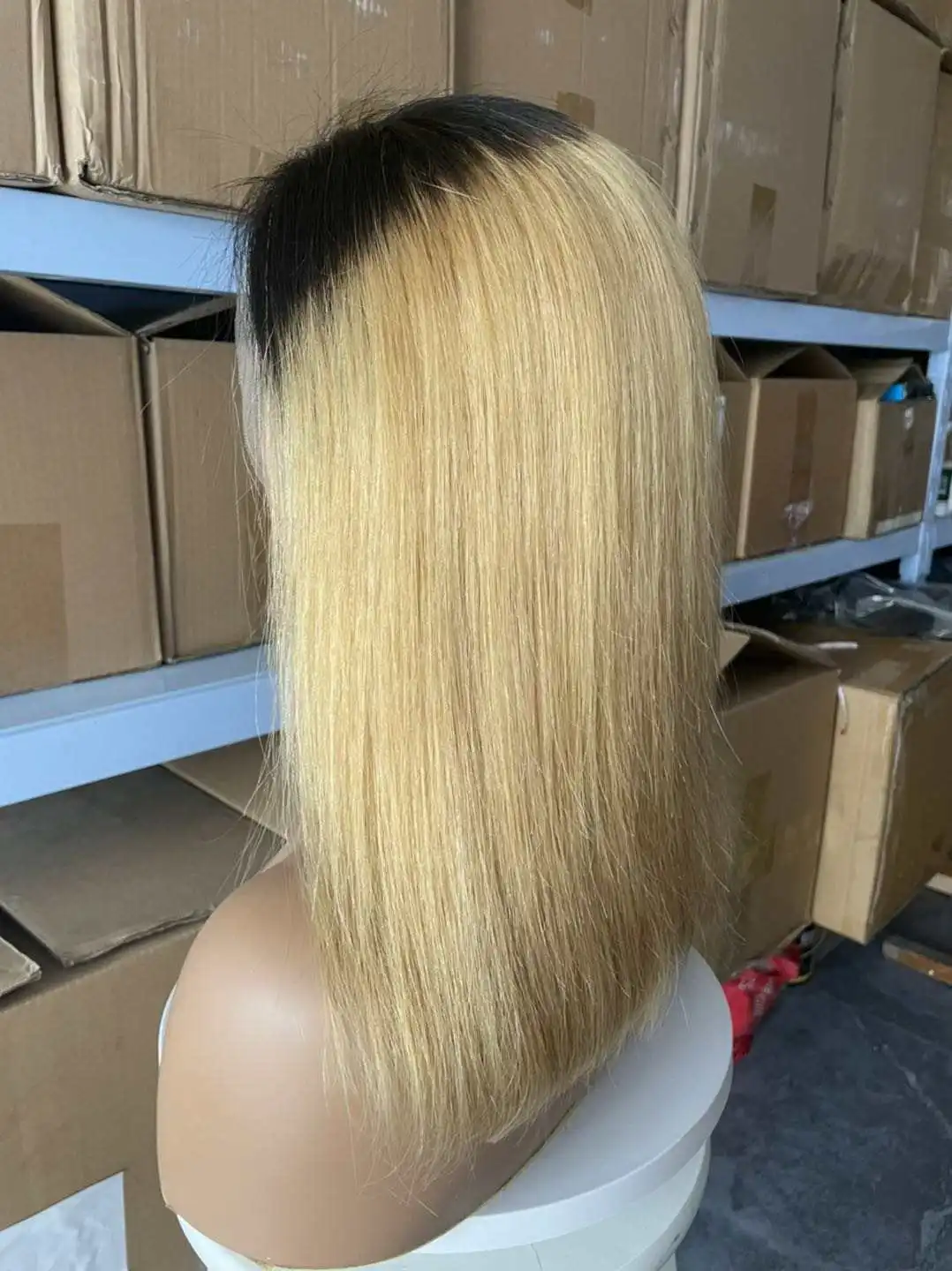 Svolna Hair - 14 Inch Straight Wig with Stacked Bob Style