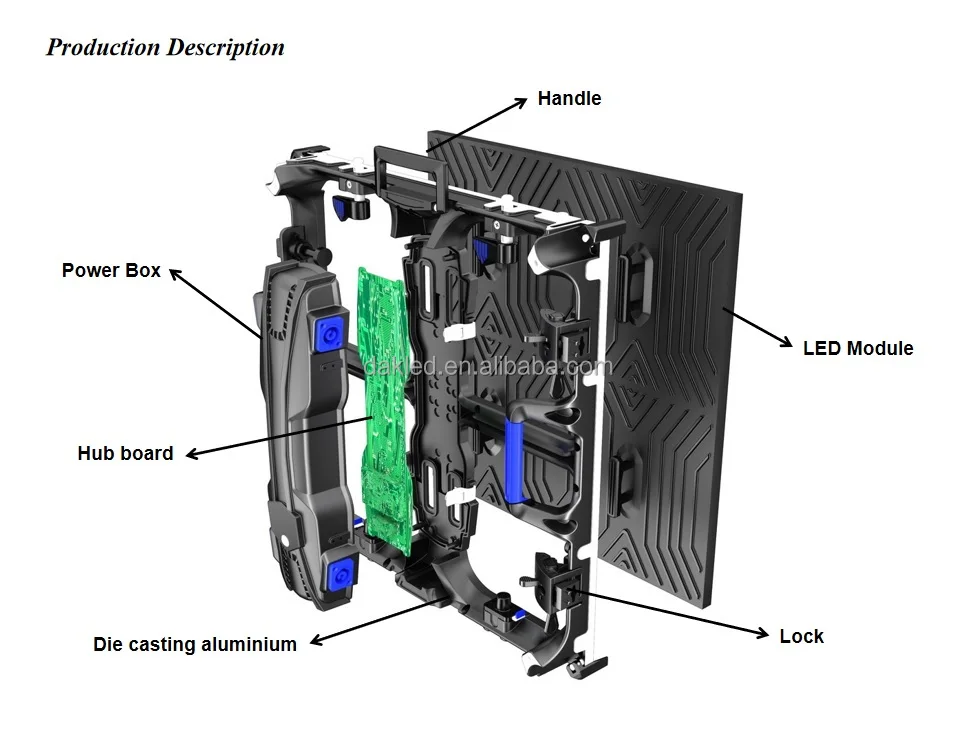 P2.6 P1.9 Indoor Curved Display Screen Panel Virtual Production Stage ...