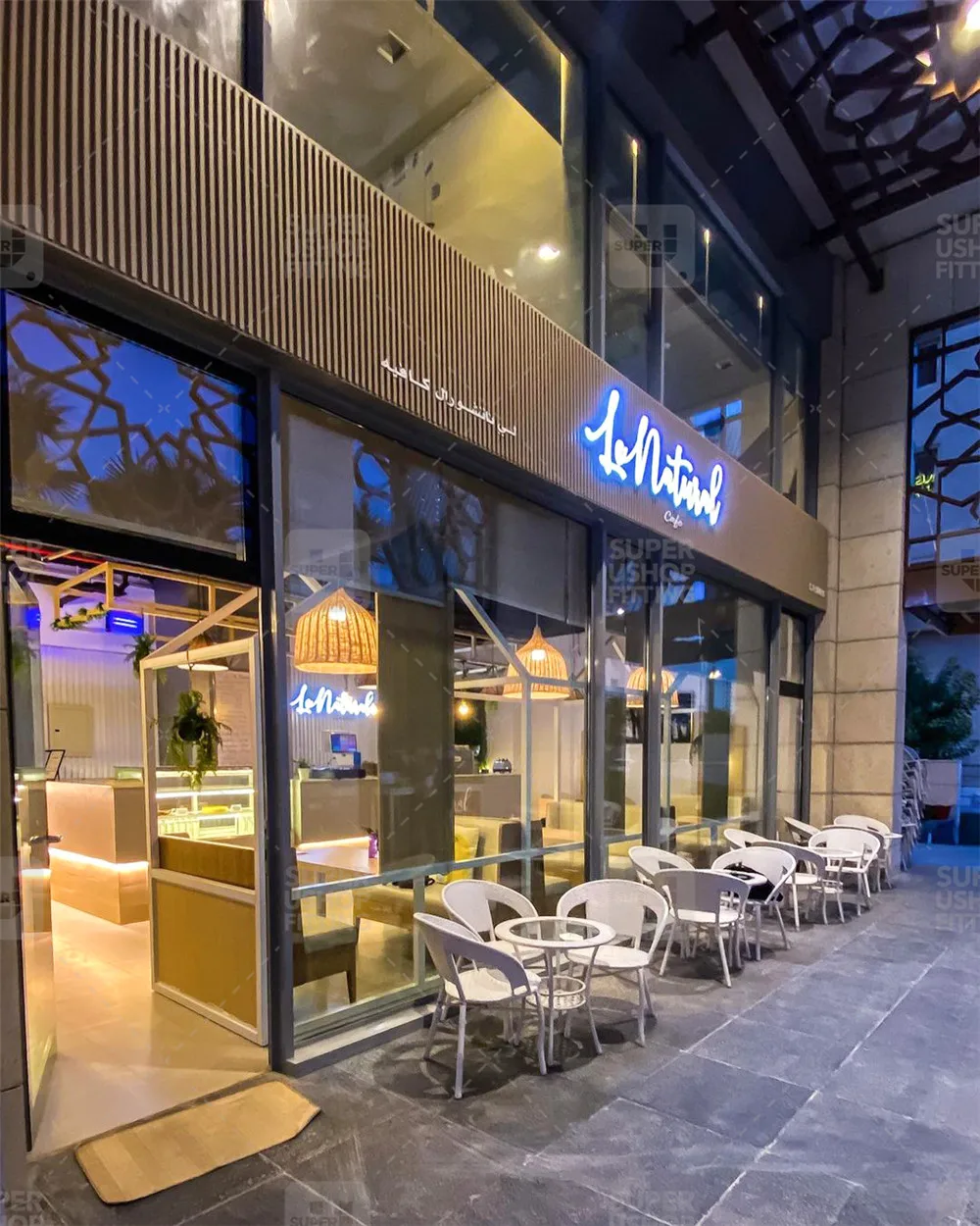 Modern Coffee Shop Interior Design - Trendy & Customizable