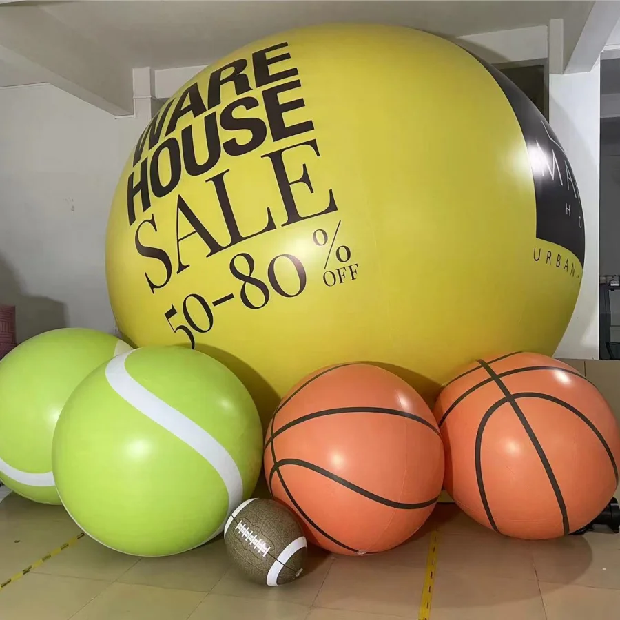 Giant Inflatable Sports Balls Large Inflatable Basketball for Outdoor ...