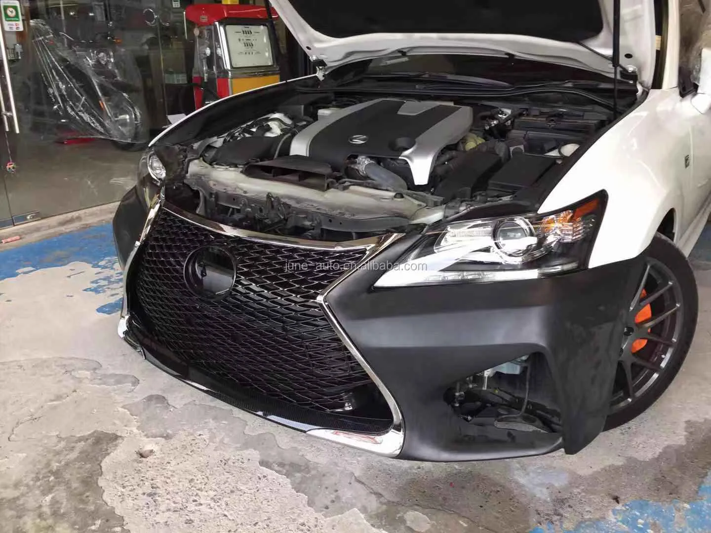High Quality Pp Plastics Gsf Sport Facelifts Body Kit Car Bumpers For ...