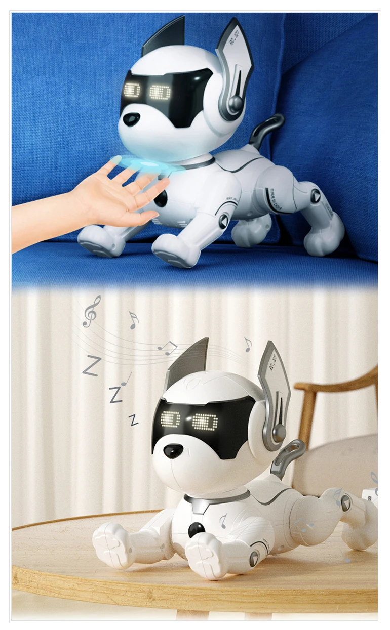 Dancing Puppy Smart Pet Toy - Remote Control Stunt Dog Robot