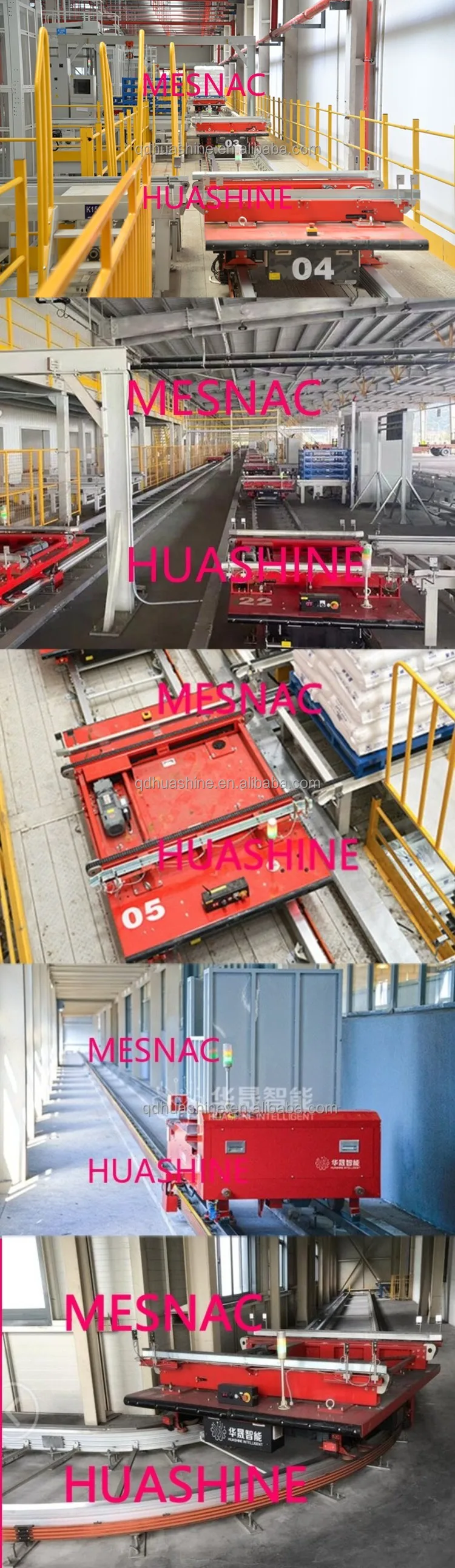 Quality Huashine Asrs With Ai Agv/rgv/ems/stacker Crane With Software Control Amr At Automated ...