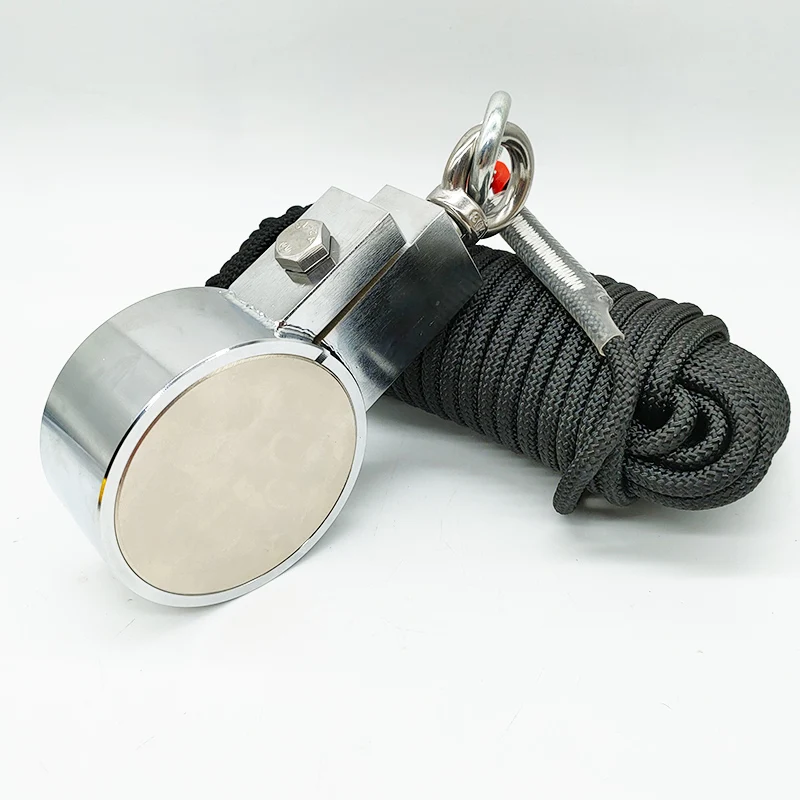 3800lbs Clamp Neodymium Fishing Magnet 1960kg Double Sided Recovery ...