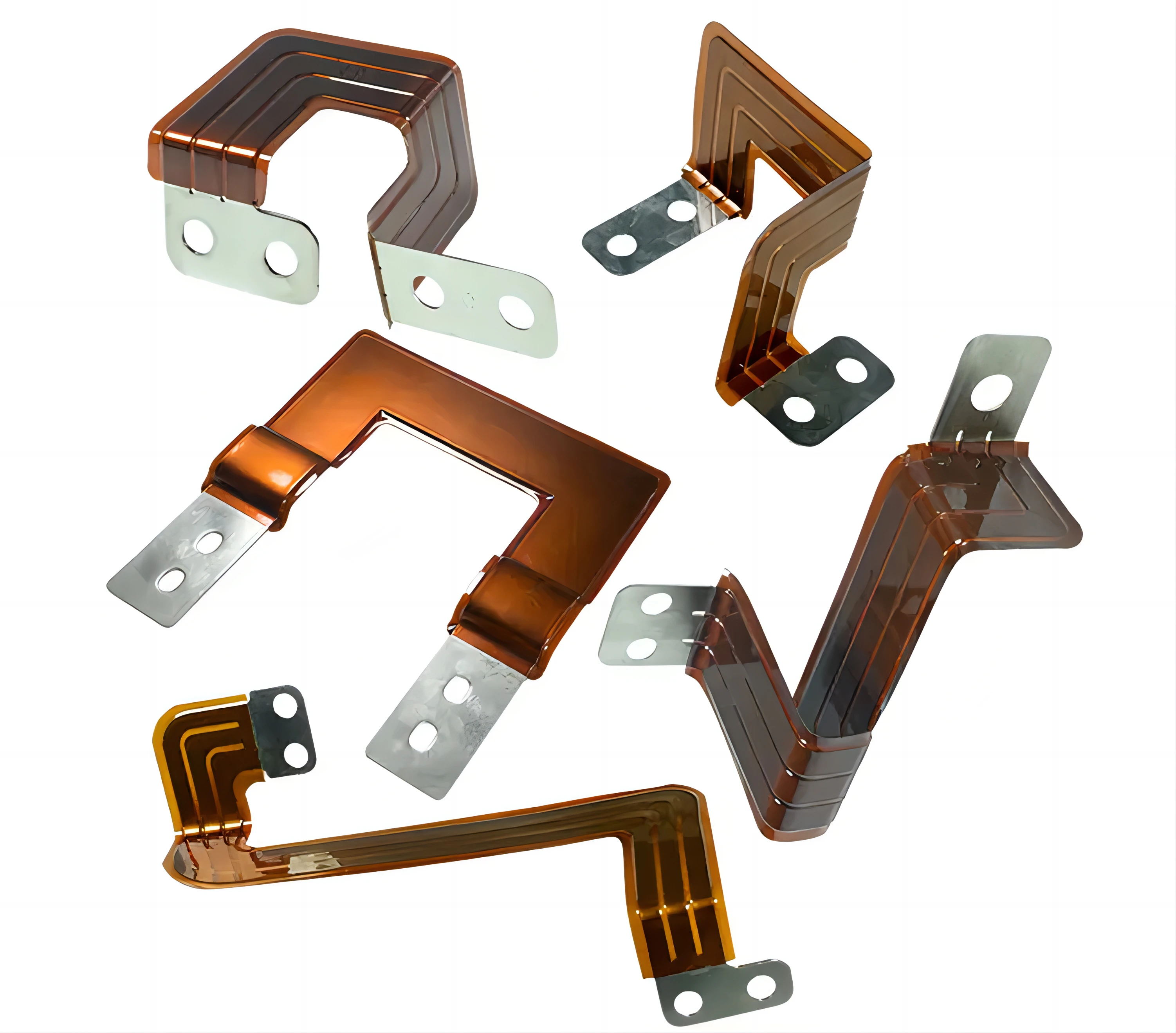 Customized Copper Stamping Laminated Flexible Busbars Bus Link ...