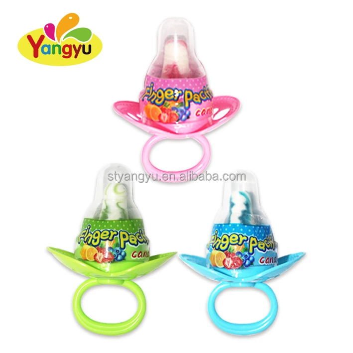 Kids Pacifier Ring Candy Toy Sweet Nipple Candy - Yangyu