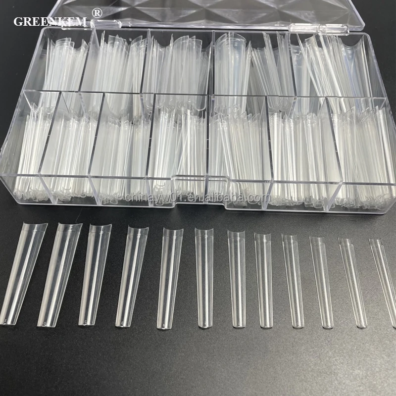 3XL Nail Tips - Square Straight Nails for DIY Art Salon