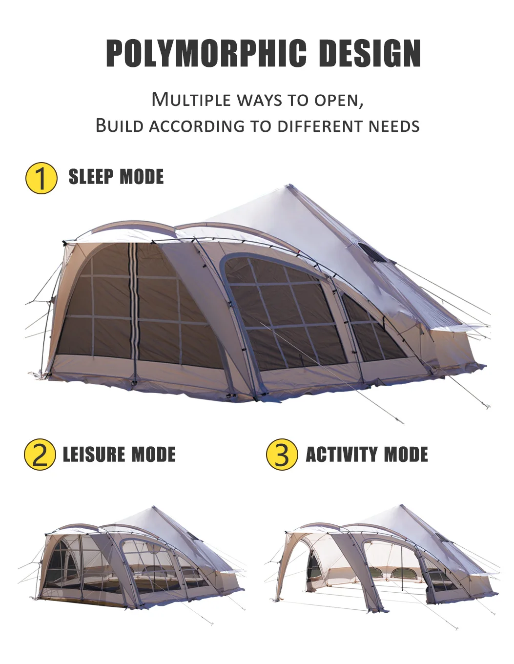 GOFUN Yurt House Glamping Tent - Luxury Camping Experience