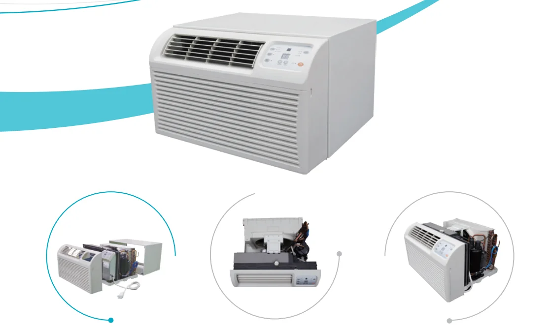 208-230v/60hz R410A 12000BTU Fresh Air PTAC with Electric Heater