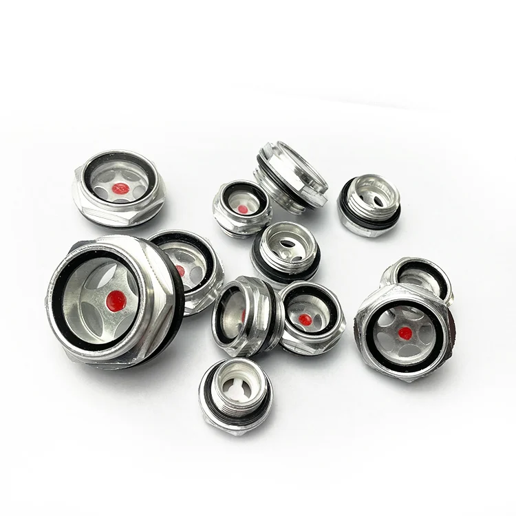 Oil Level Sight Glass Level Indicator Push Fitting Hexagonal Thread Air ...