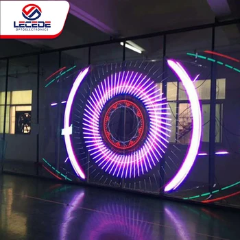 High Quality Full Color Indoor Transparent Video Wall Led Panel Glass ...