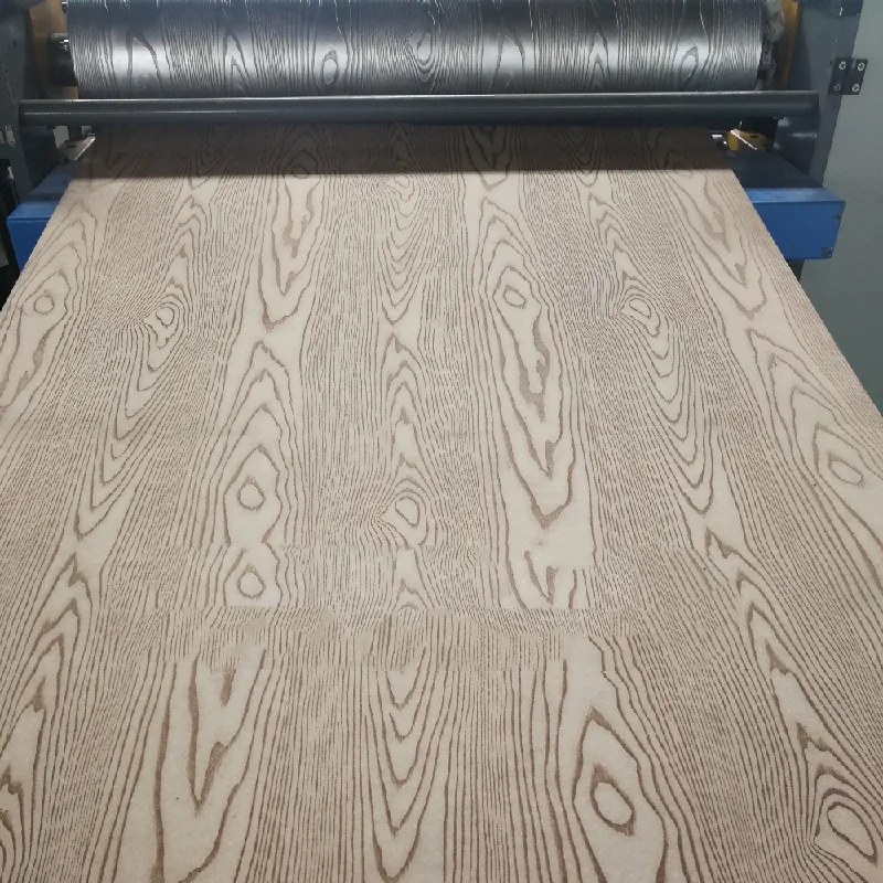 Customizable Mdf Board Production Line Heat Pressing Machine Wood Grain ...
