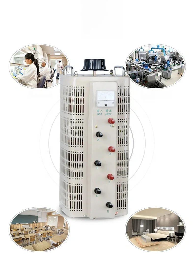 25kva Adjustable Voltage Regulator - 3 Phase Variac Transformer - Oem