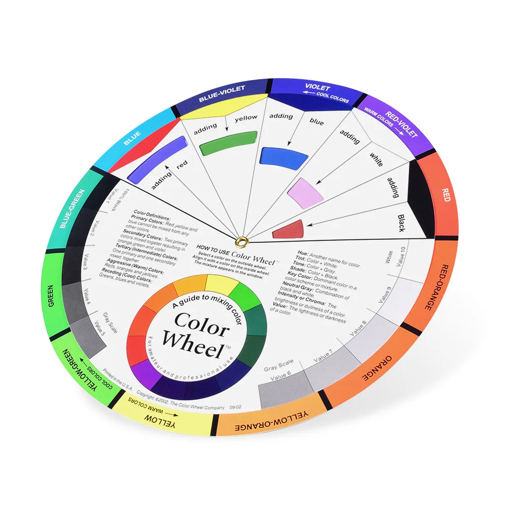 Color Matching Color Wheel - Basic Spectrum Palette