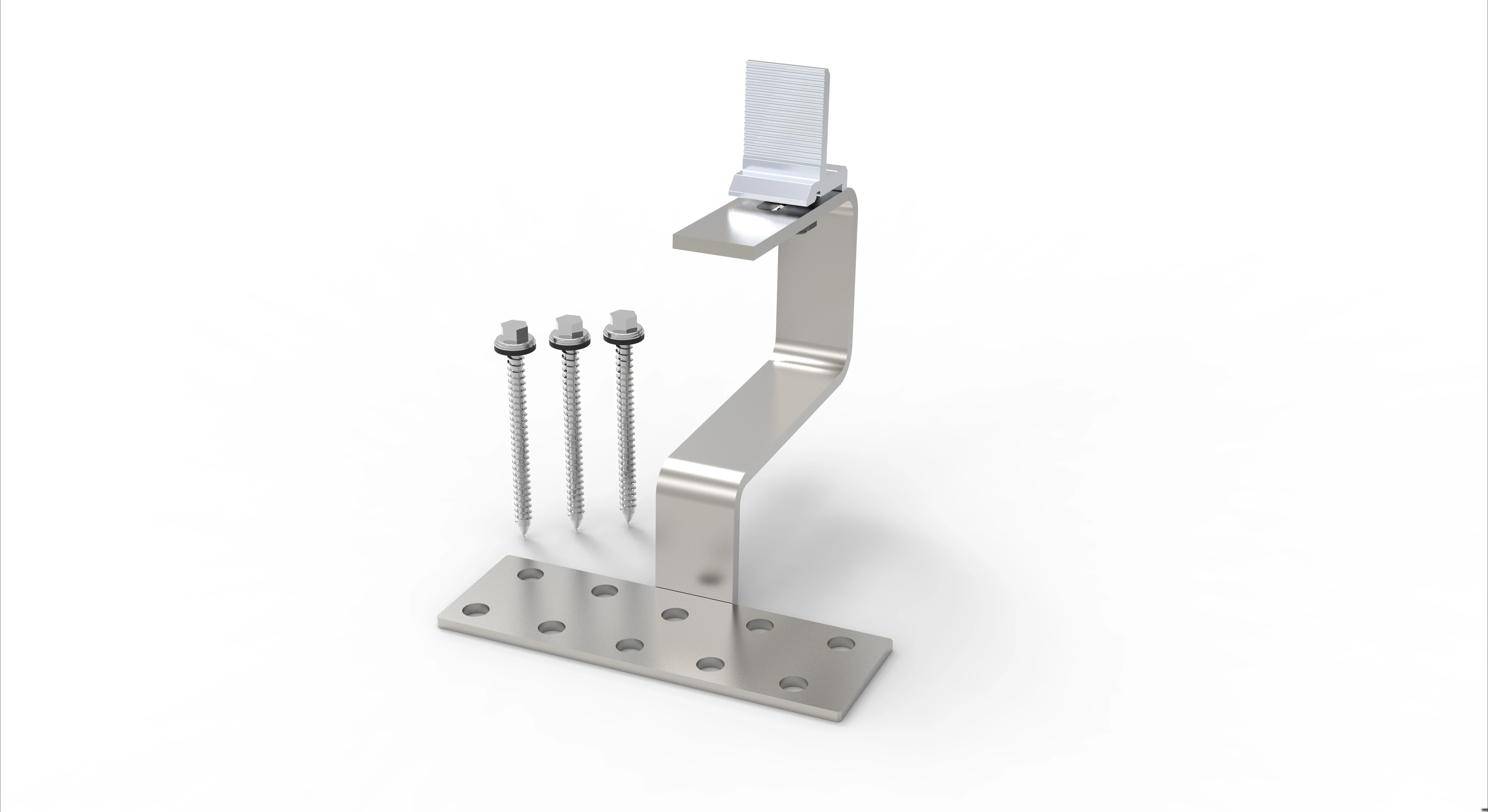 Metal Roof Stand Seam Panel Clamp Industrial Anodized Epr-ec,Solar ...