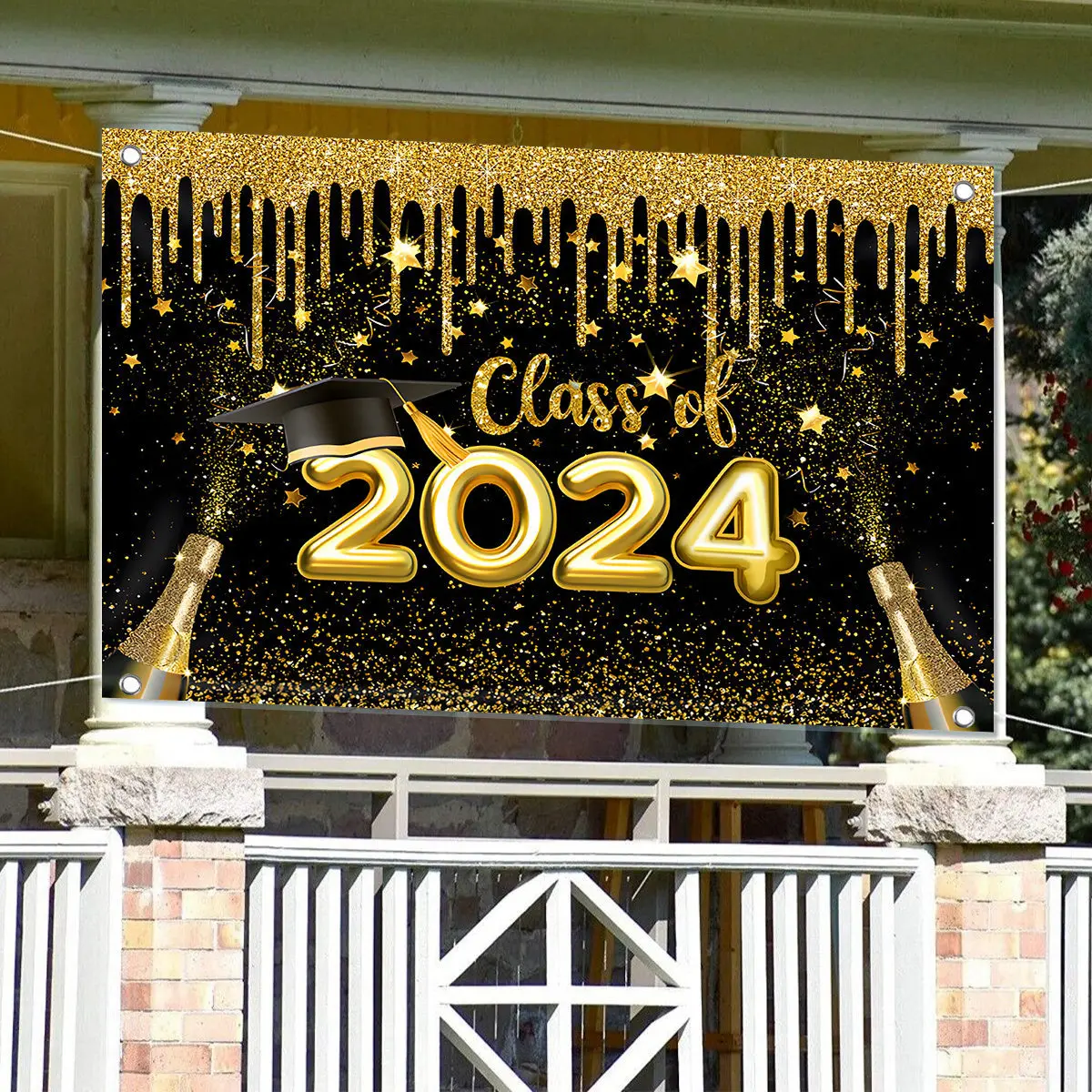 Custom Graduation Backdrop Vinyl Grad 2024 Background For College High ...