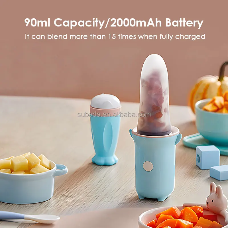Portable 90ml Multifunctional Electric Baby Food Maker USB Mini ...
