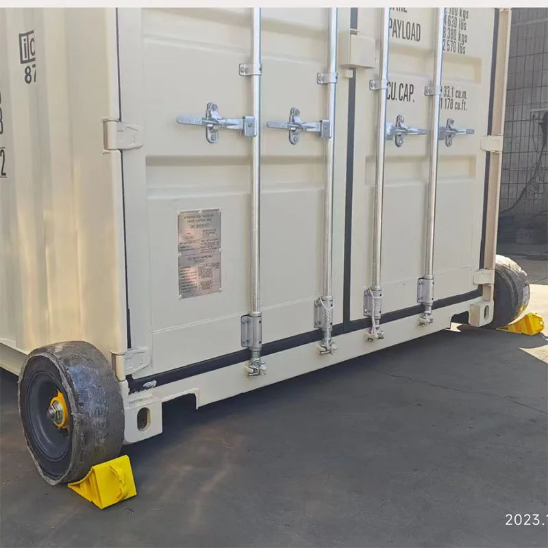 Heavy Duty ISO Shipping Hydraulic Lifting Container Casters System Jack ...