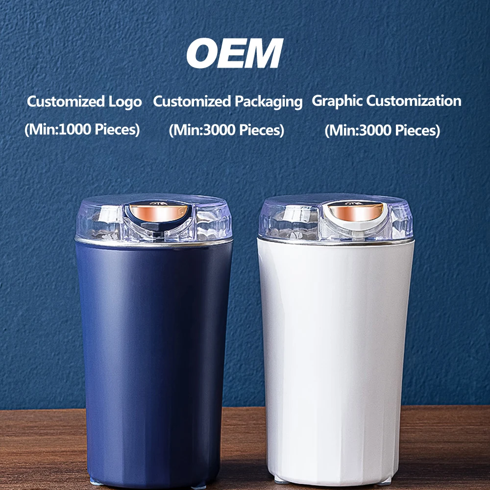 Oem Custom Factory Stainless Steel Cordless Burr Machine Portable Mini ...