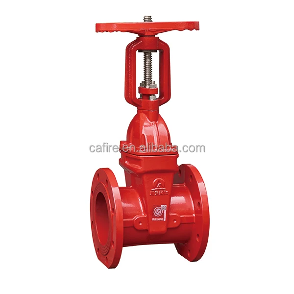 Flange Type Fire Gate Valve for Fire Fighting Ductile Iron Material 1 ...