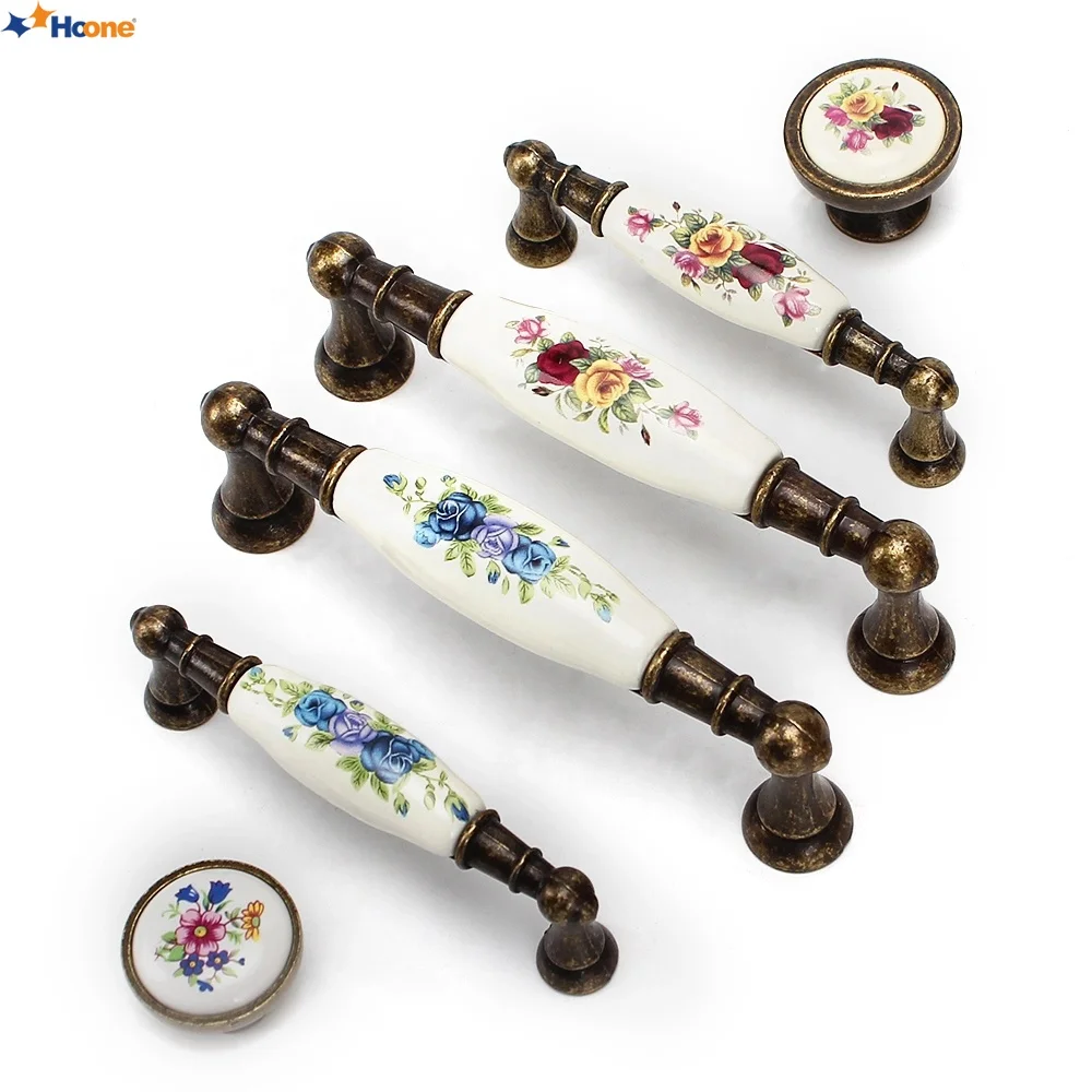 Kitchen Cabinet Handles Ceramic Antique Ceramic Handle Luxury Ceramic ...