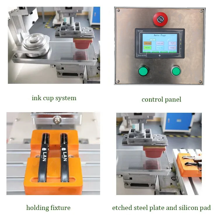 Ink Cup Single Color Tampoprint Pad Printing Machine