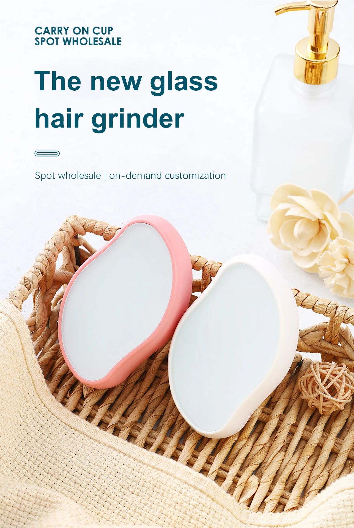 New Design Body Painless Hair Removal Erase Magic Glass Nano Crystal ...