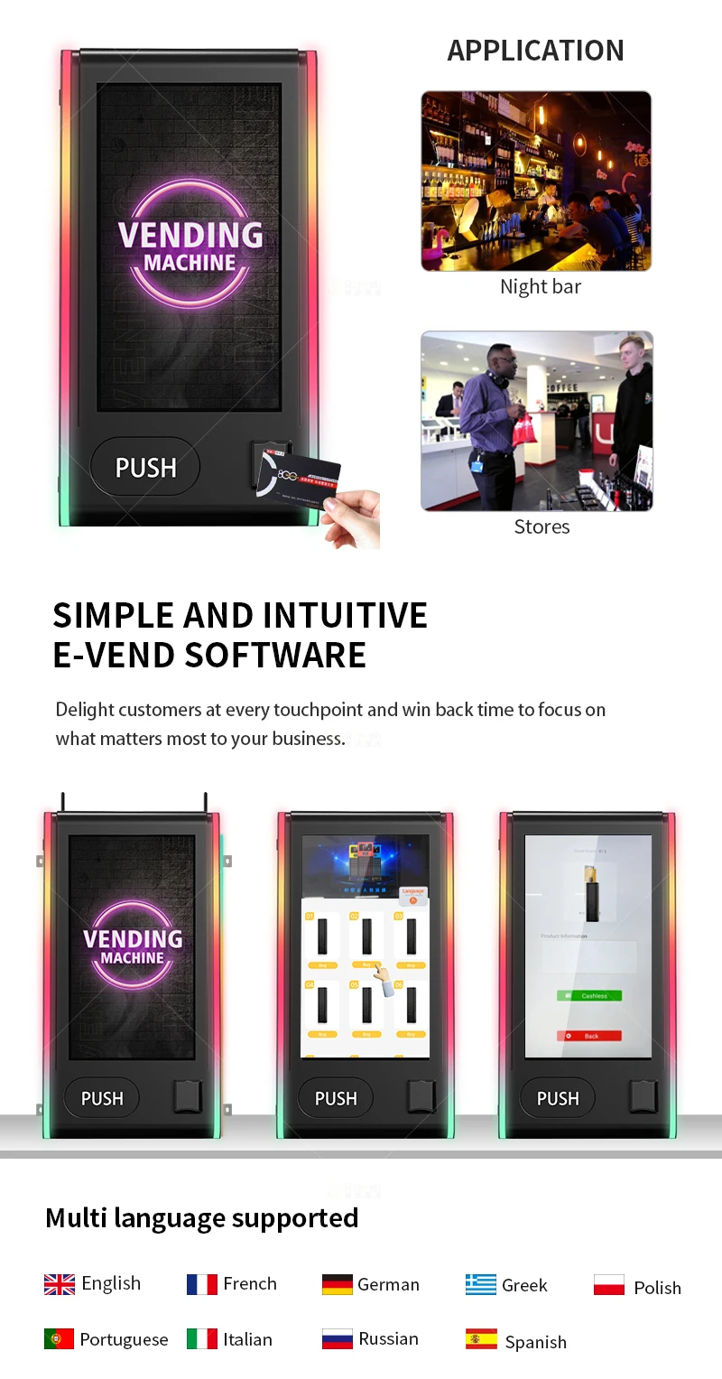 Mini Vending Machine Touch Screen Vending Machines Cbd Hemp Vending ...