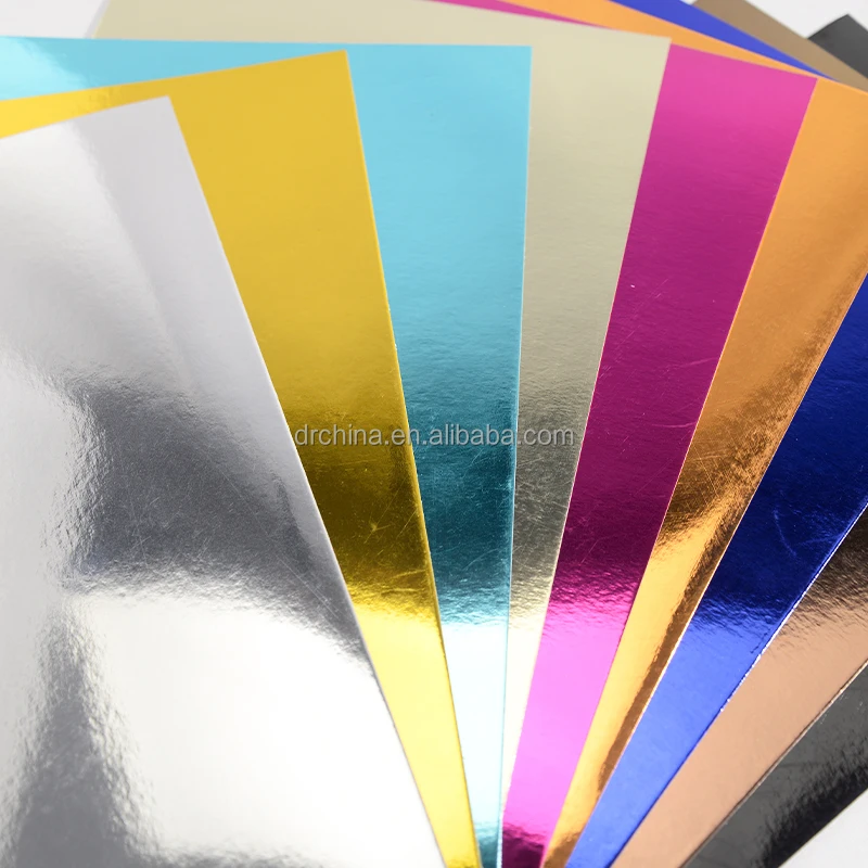 Iridescent Laser Rainbow Holographic Mirror Cardstock