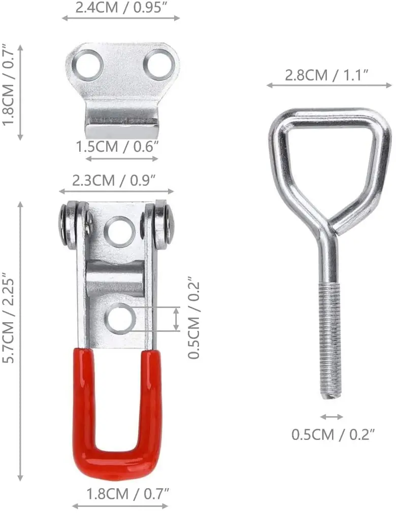 Adjustable Toggle Latch Clamp 4001 Hand Tool Quick Release Heavy Duty ...