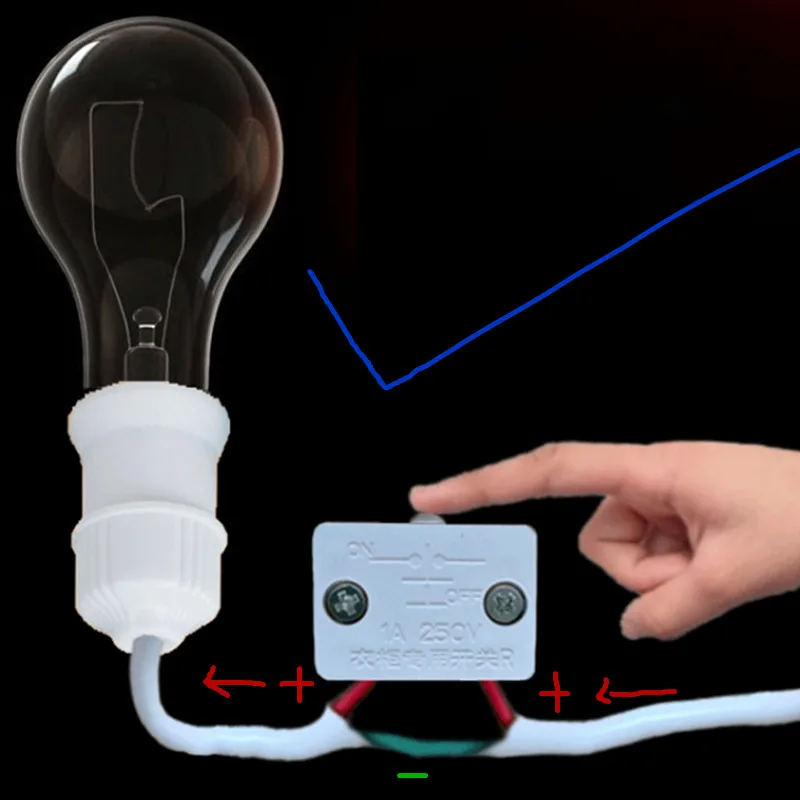 Push Button Wardrobe Switch Off Cabinet Door Induction Switch Automatic ...