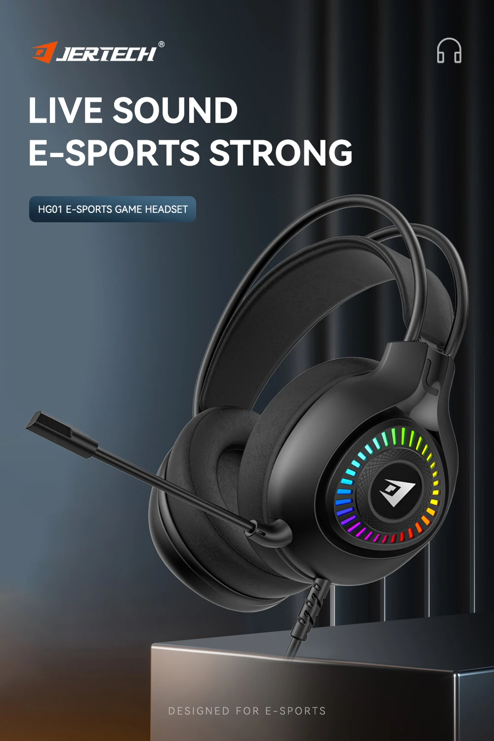 JERTECH HG01 Gaming Headset - Immersive Audio Experience