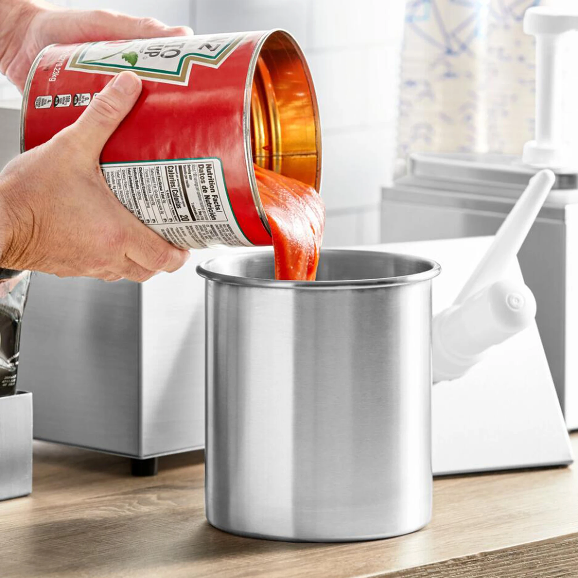Stainless Steel Sauce Dispenser - Ideal for Commercial Use