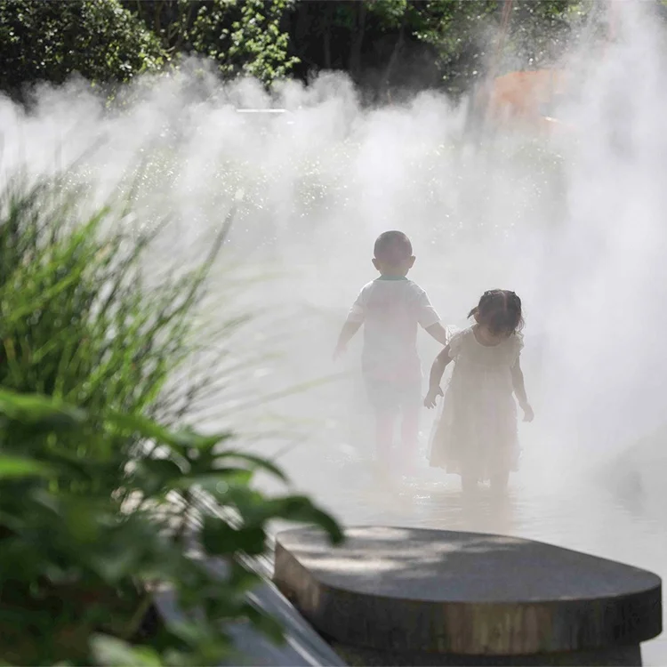 High Click Floating Garden Water Feature Floor Fog Fountain - Buy Floor ...