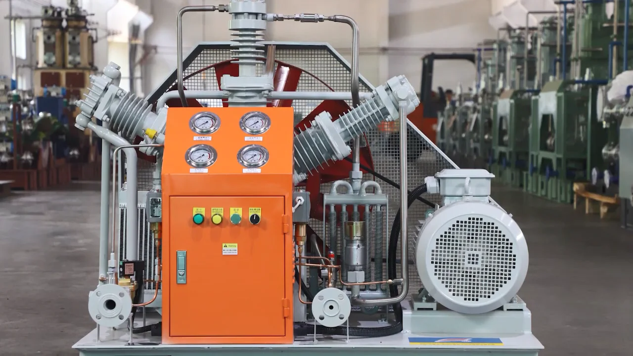 Water-cooled Compressor China 100 Liter 1000 Cfm High Pressure Lpg Oil ...