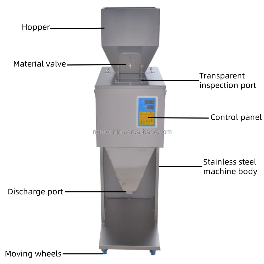 NP Brand table top powder filling machine filling machine for powder ...