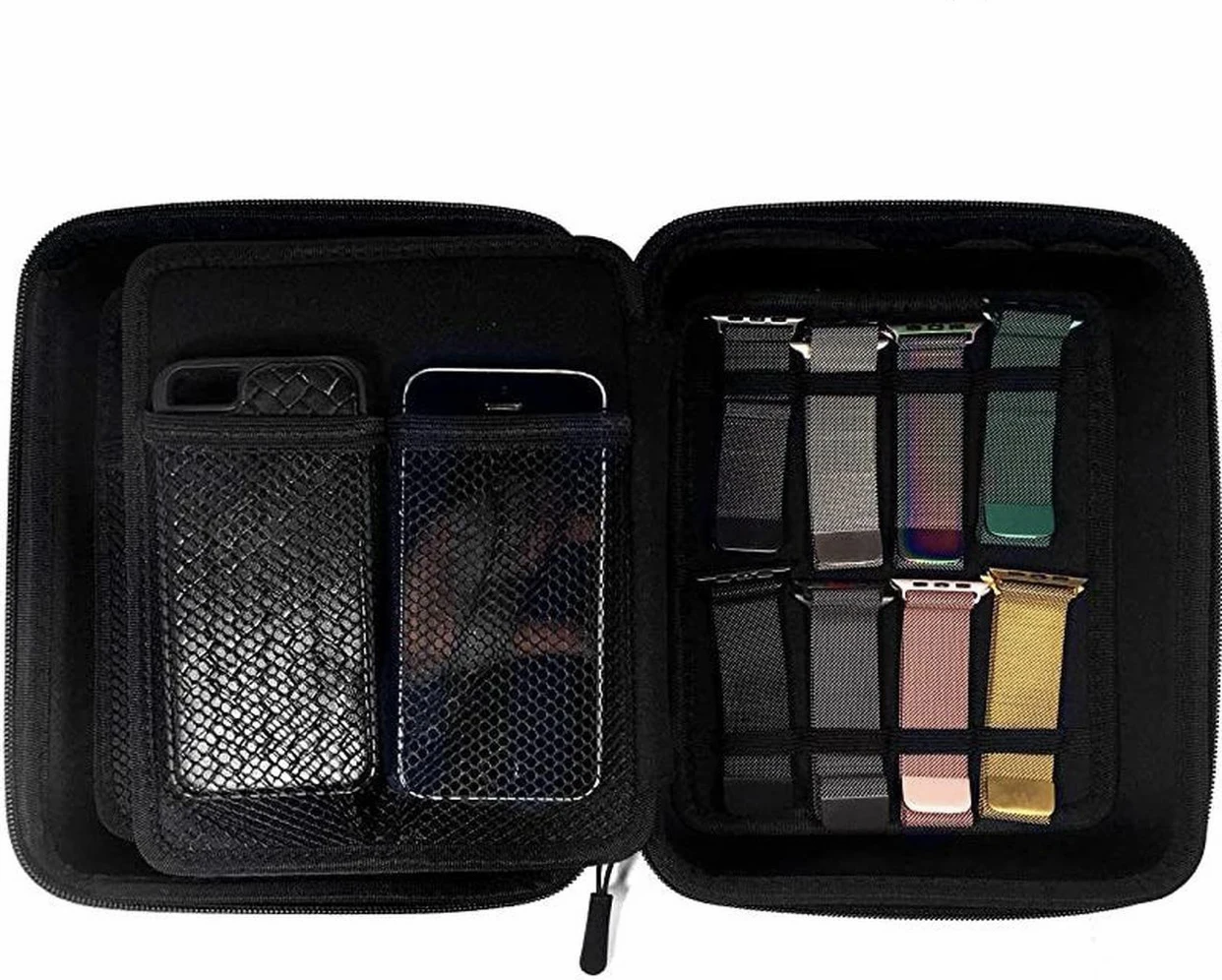 Custom Eva Hard Case Portable Smart Watch Bands Travel Case Holder For ...