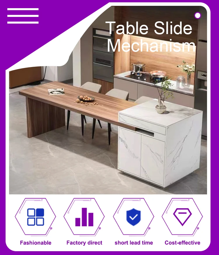 Aluminum Expandable Folding Table Mechanism - Smart Slide
