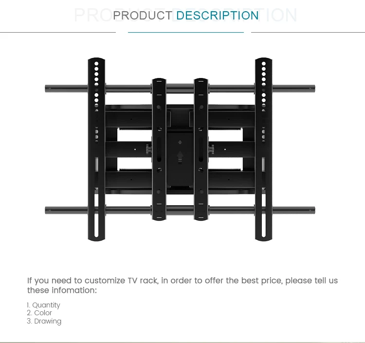 Home Modern Extendable Wall Mount Television Bench Simple Style Long ...