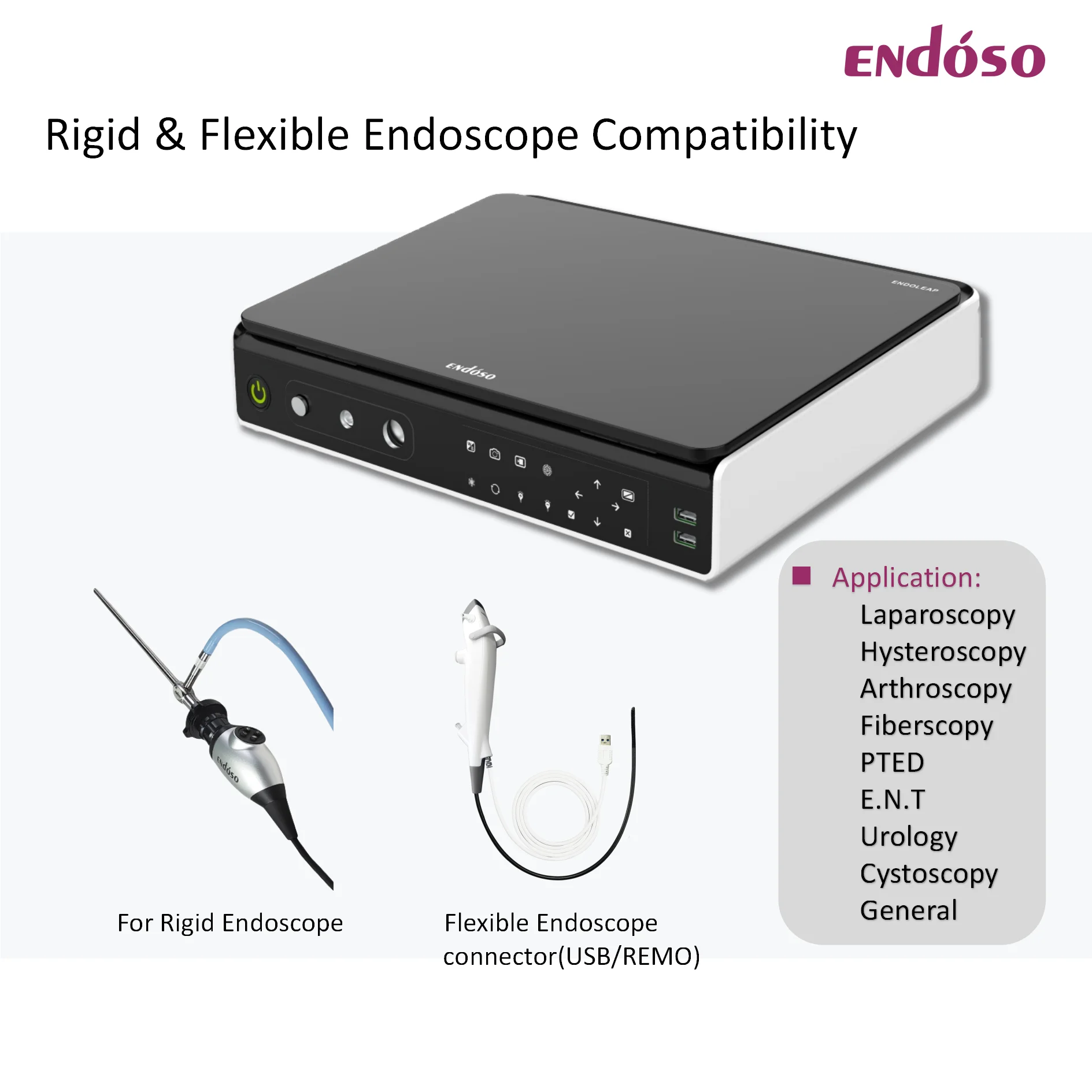 4K UHD Endoscope Camera System with Cold LED Light Source Laparoscopy ...