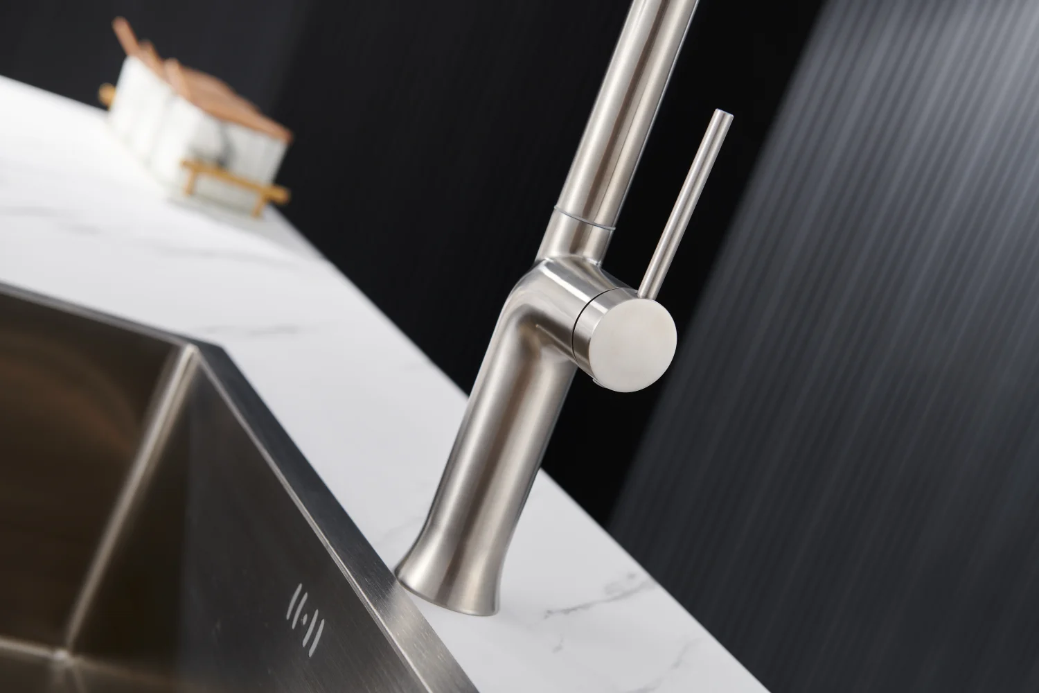 New Design Waterfall Stainless Steel Pull Out Sink Kitchen Faucet Brass ...