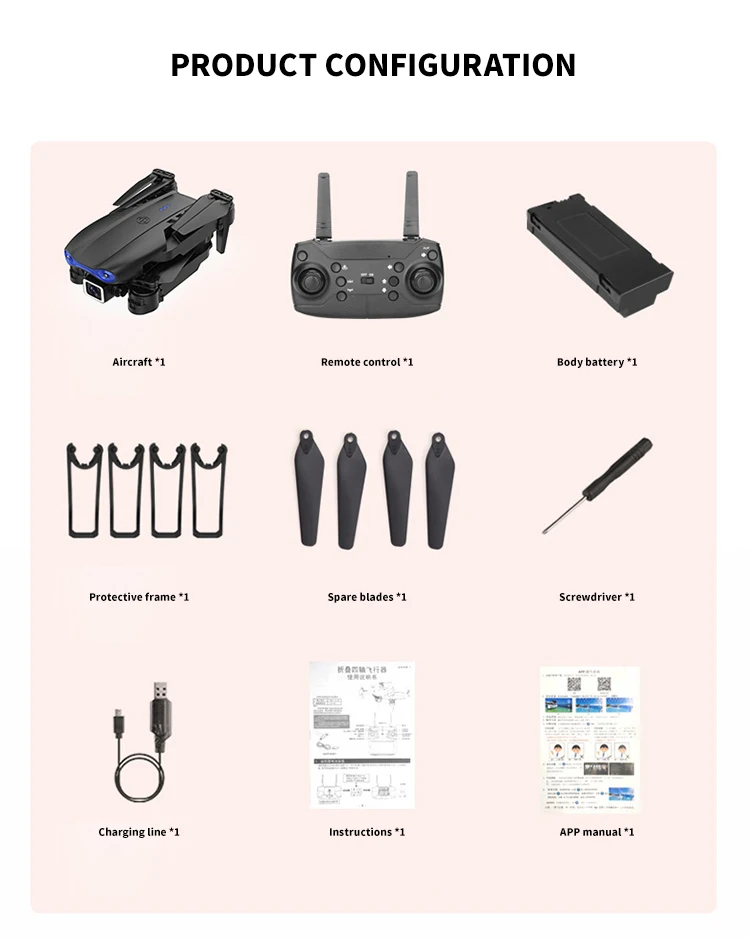 E99 Max Top Sale Wifi Fpv Selfie Drones Real-time Transmit Rc ...