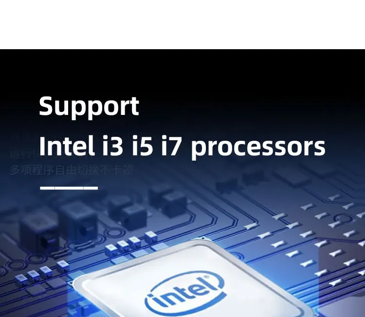 19 Inch Rack 1U Firewall Appliance Core I3 I5 I7 I9 12th Gen Router 6 ...