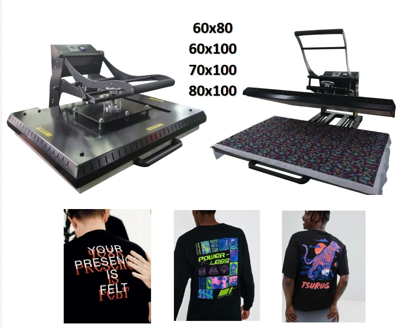 Large Format Sublimation Heat Press Machine - 80x100cm