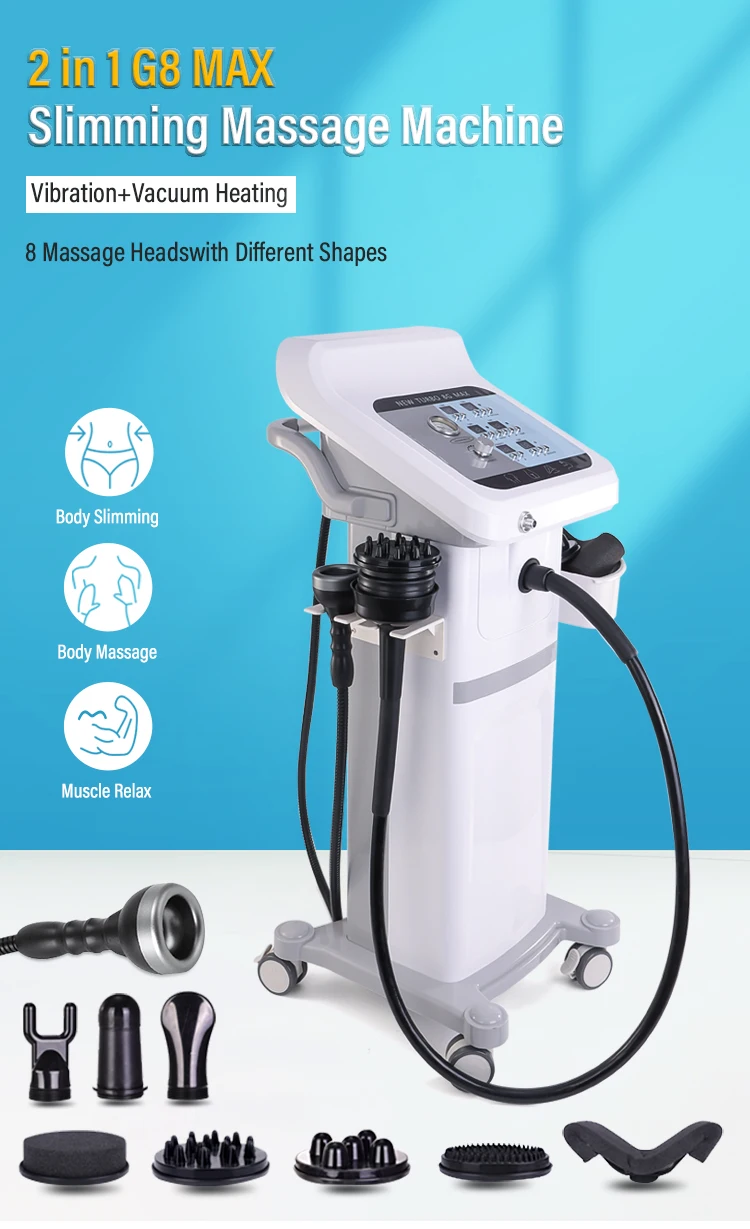 Big Promotion New Turbo 8G Max 2in1 Vacuum Heat & 8 Heads G8 Vibration ...
