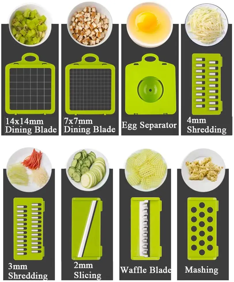16 in 1 Hand Multifunctional Veggie Cutter - Sustainable & Efficient